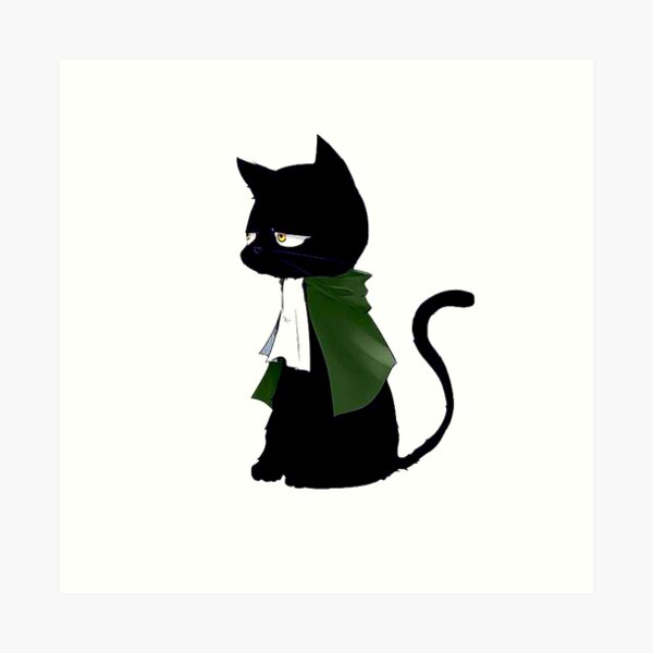 "Levi - Cat" Art Print for Sale by Nageshshet | Redbubble