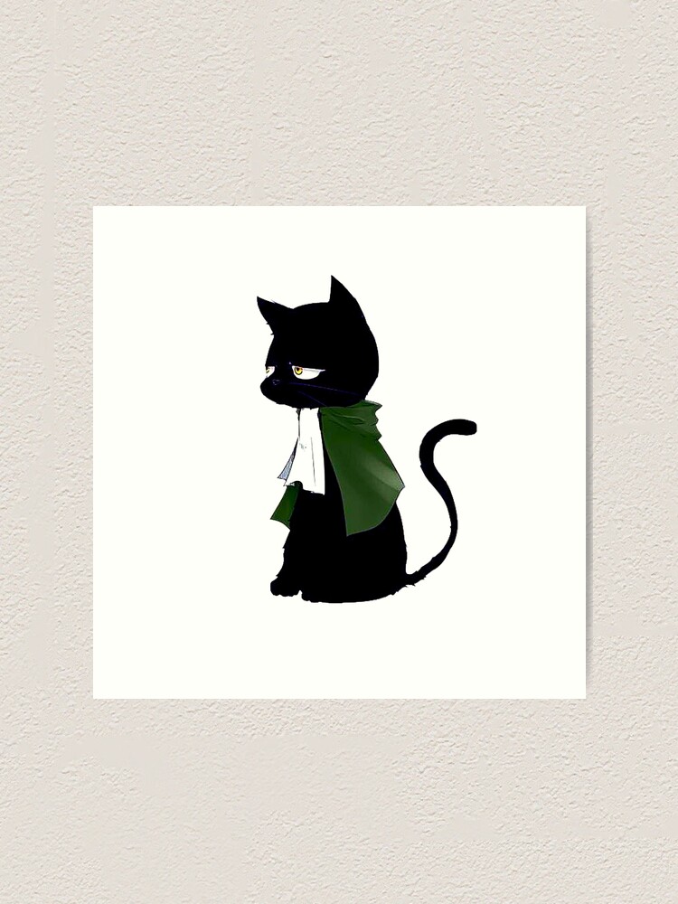 "Levi - Cat" Art Print for Sale by Nageshshet | Redbubble