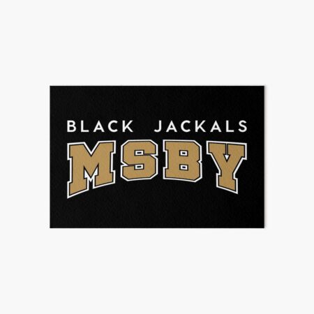 "MSBY Black Jackals - Haikyuu" Art Board Print by YOSHFRIDAYS | Redbubble