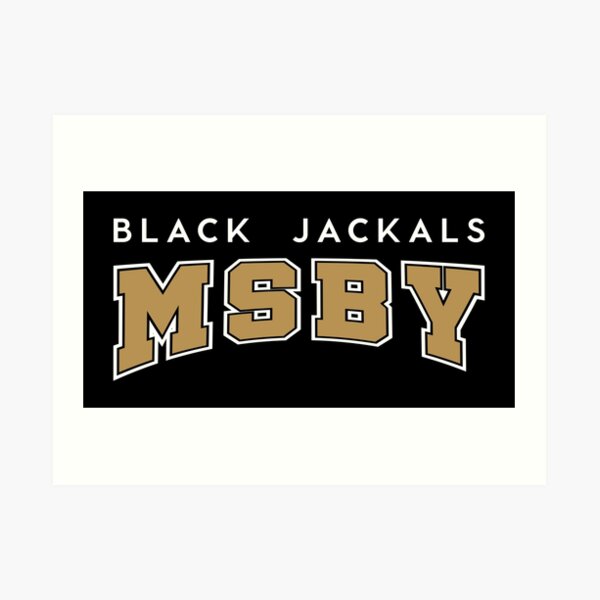 "MSBY Black Jackals - Haikyuu" Art Print by YOSHFRIDAYS | Redbubble