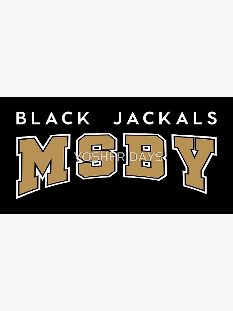 "MSBY Black Jackals - Haikyuu" Art Print by YOSHFRIDAYS | Redbubble