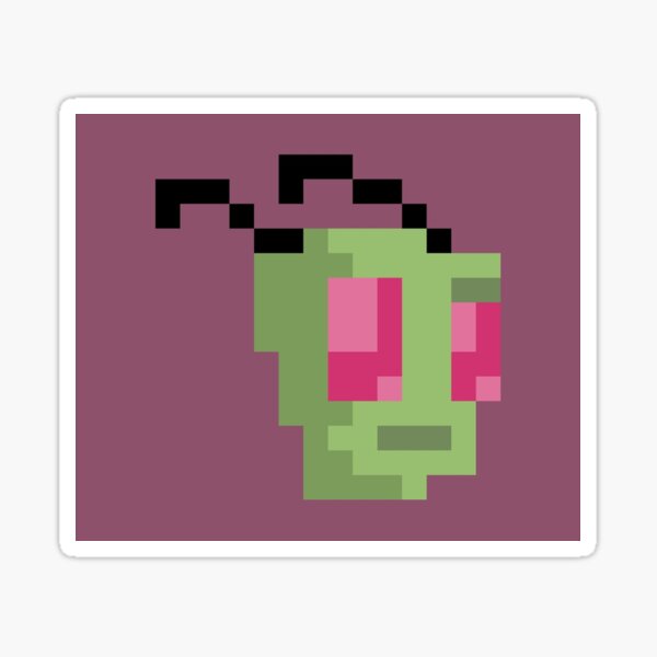 "Invader ZIM Mouse Pad" Sticker for Sale by RuthfMartino | Redbubble