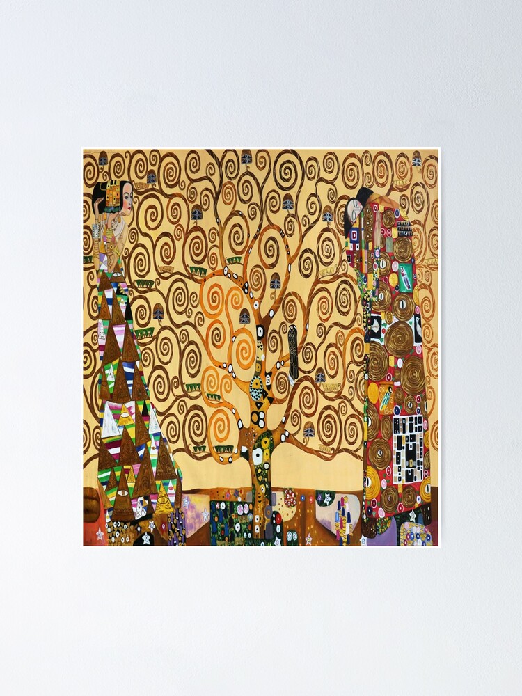 "The Tree of Life, Stoclet Frieze-Gustav Klimt" Poster by superbarts ...