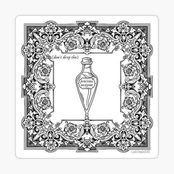 "Precious Enzyme" Sticker for Sale by LabTech985 | Redbubble