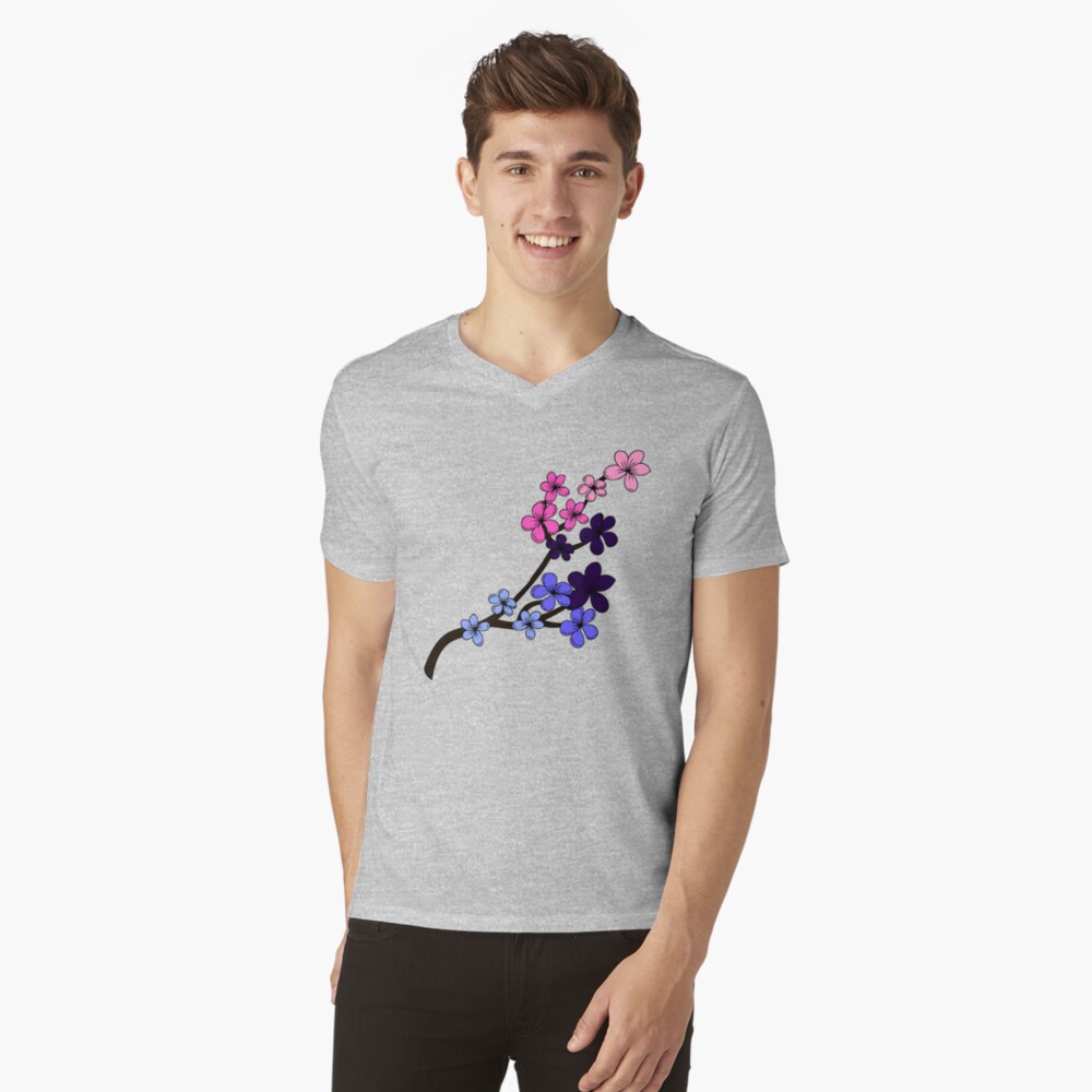 "Subtle omnisexual flowers. omnisexual flowers. omni flowers 3" Sticker ...