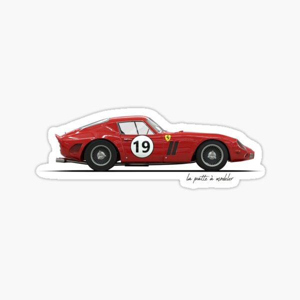 "Italian sport car" Sticker by LaPatteAModeler | Redbubble