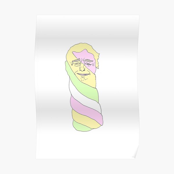 "Donald Flump" Poster by barnieemma | Redbubble