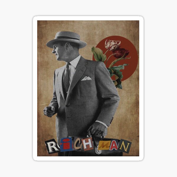 "richman" Sticker by madmaxdesign148 | Redbubble
