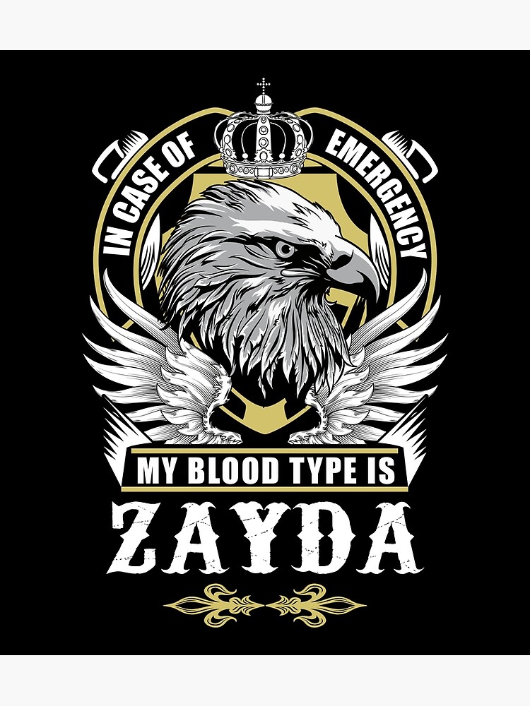 Lámina fotográfica «Camiseta con el nombre de Zayda: en caso de ...