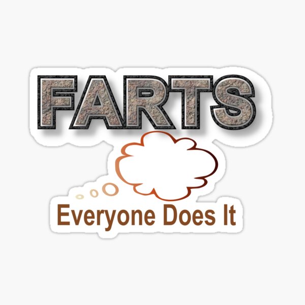"Farts" Sticker by JTdesigns101 | Redbubble