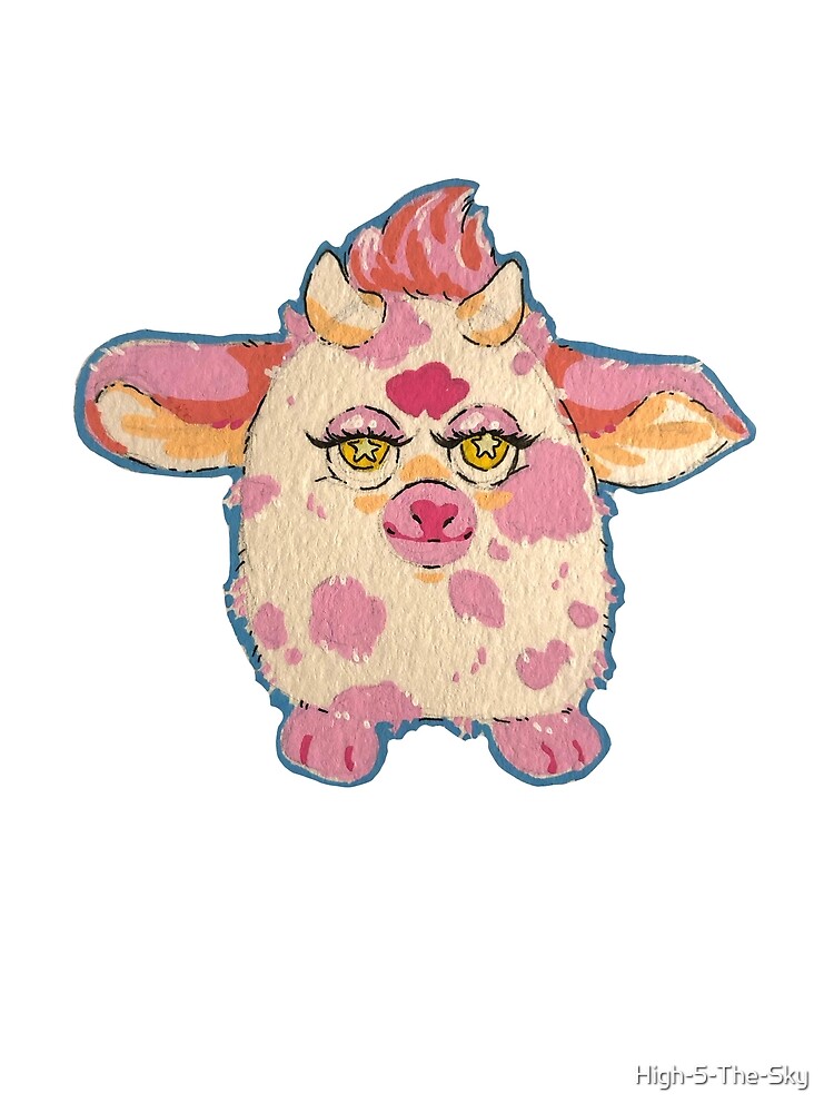 "Strawberry cow furby" Poster by High-5-The-Sky | Redbubble