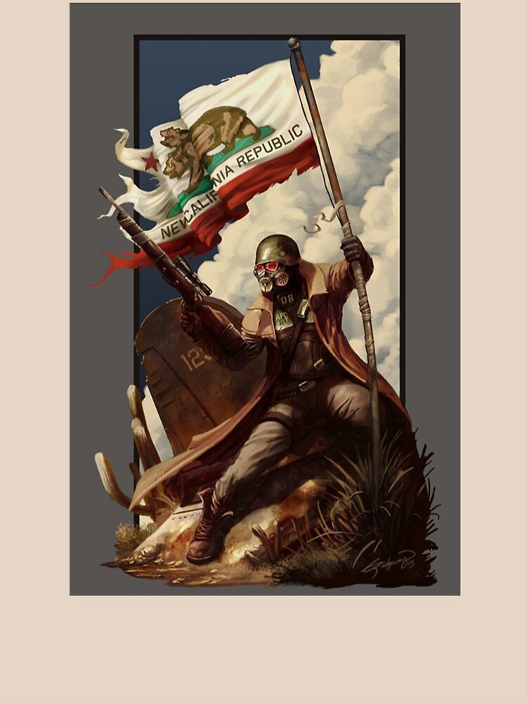"Fallout NCR Ranger Flag Fan Art " T-shirt for Sale by FEIndustriesTs ...