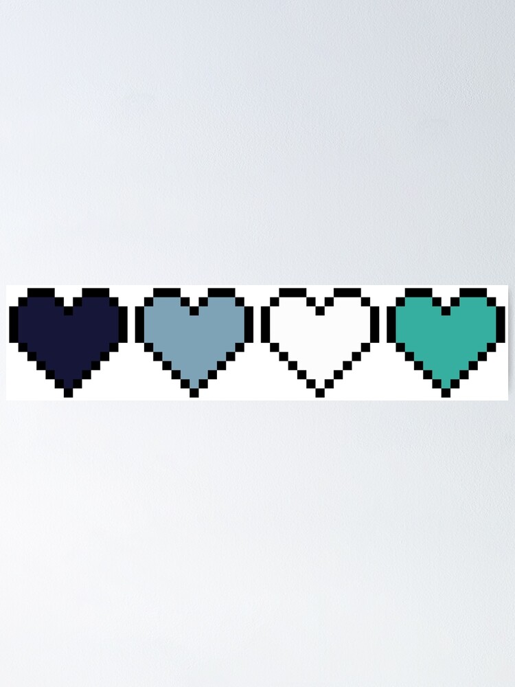 "Oriented Aroace Pride Hearts #2" Poster for Sale by NovotnyDesigns ...