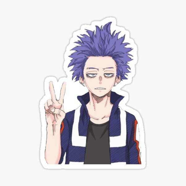 "Hitoshi Shinso mha" Sticker for Sale by vickyxspace | Redbubble
