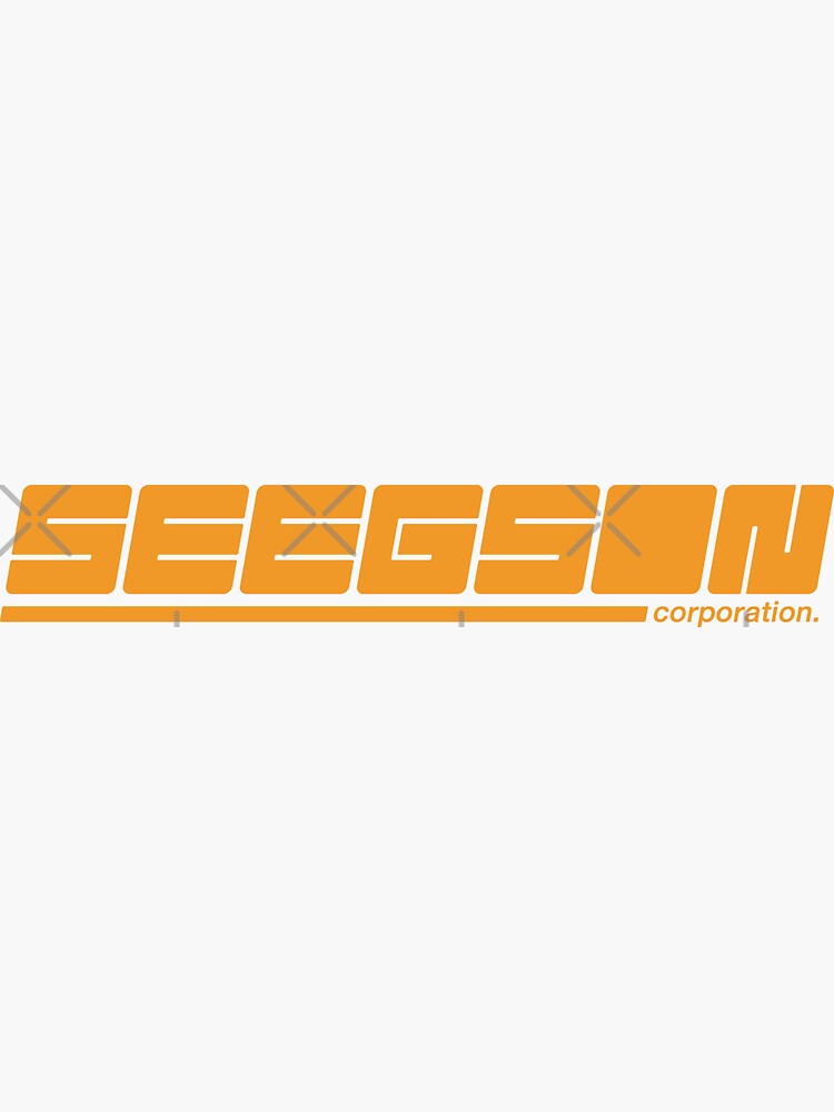 "SEEGSON Corporation (basic orange) (Isolation)" Sticker for Sale by ...
