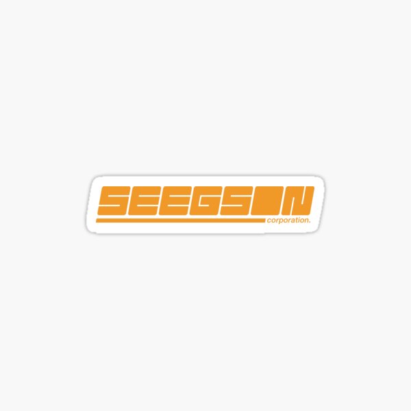 "SEEGSON Corporation (basic orange) (Isolation)" Sticker for Sale by ...