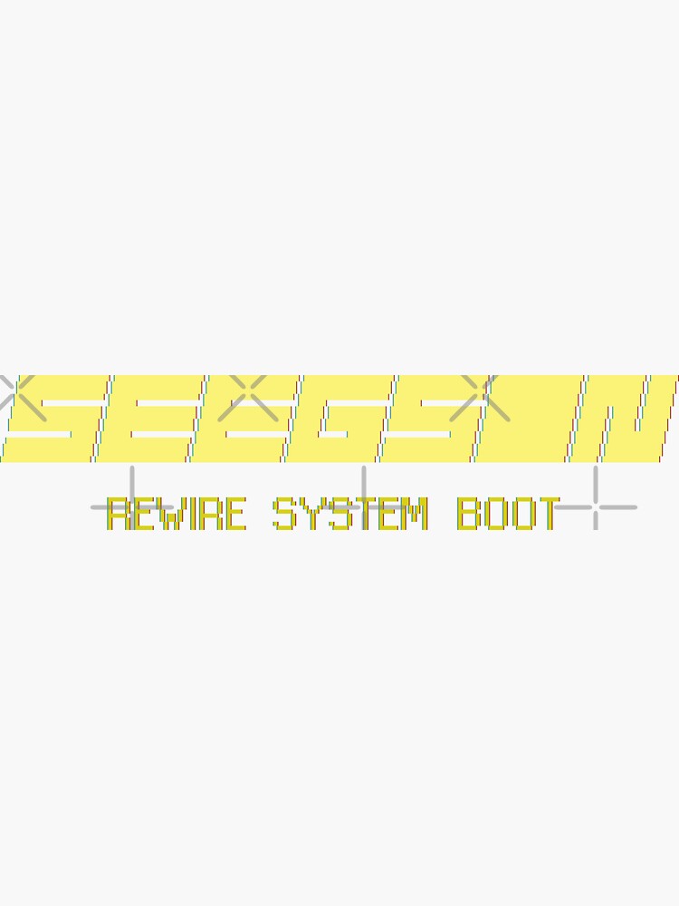"SEEGSON Rewire Boot (Isolation)" Sticker for Sale by Metro42 | Redbubble