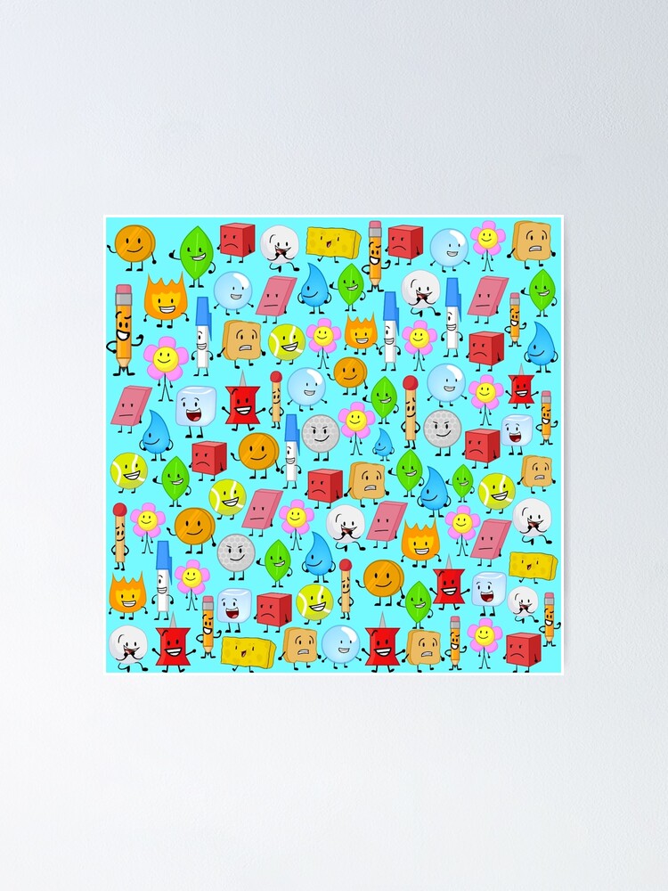 "bfdi" Poster for Sale by Stephoenixstore | Redbubble