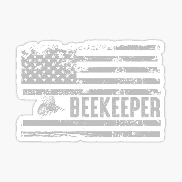 "American Beekeeper" Sticker by AlwaysAwesome | Redbubble