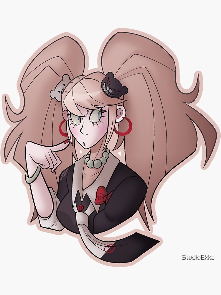 "Junko Enoshima (Danganronpa) sticker" Sticker by StudioEkka | Redbubble