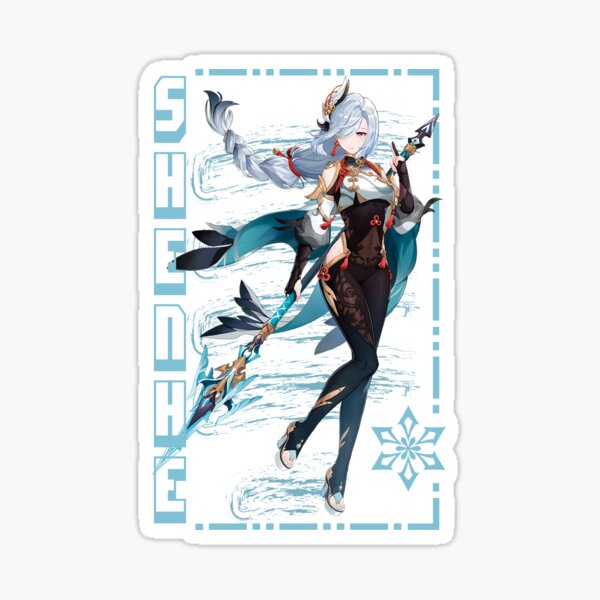 "GENSHIN IMPACT | SHENHE" Sticker by MaxwellYT | Redbubble