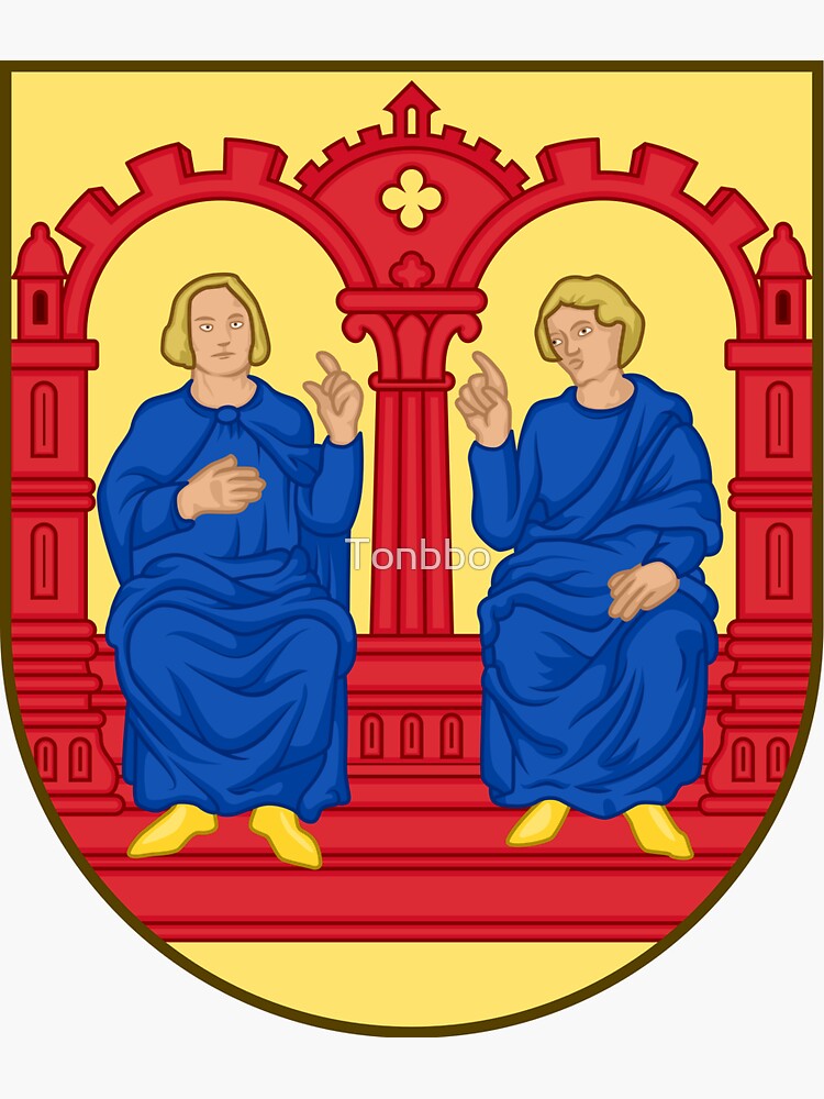 "Wappen von Viborg, Dänemark" Sticker von Tonbbo | Redbubble
