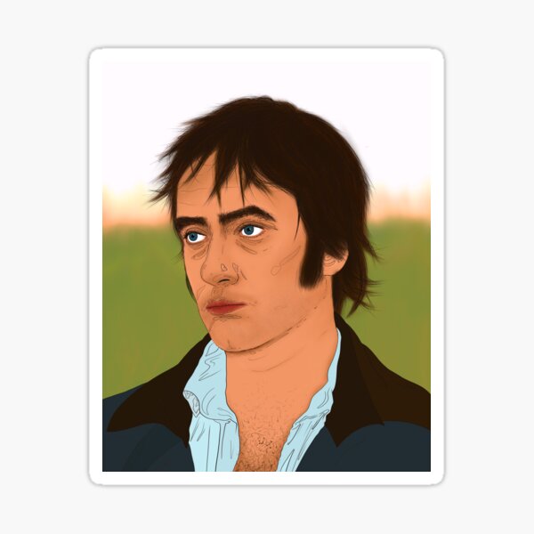"Darcy" Sticker for Sale by halfcaffads | Redbubble
