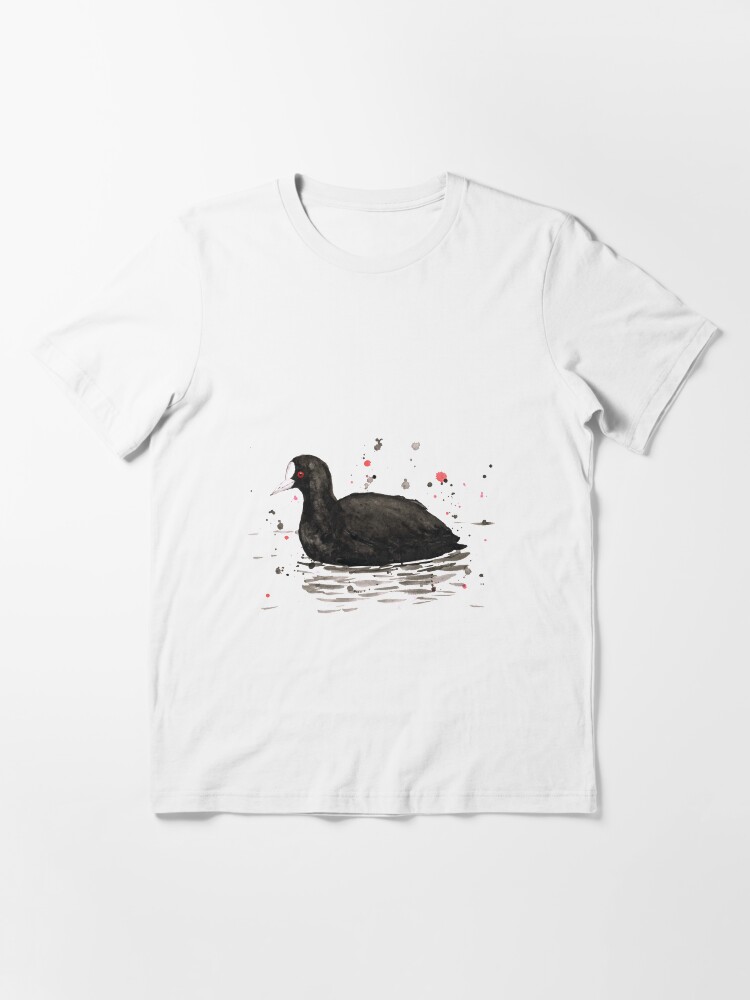 "An ink drawing of a common coot." T-shirt for Sale by Bwiselizzy ...