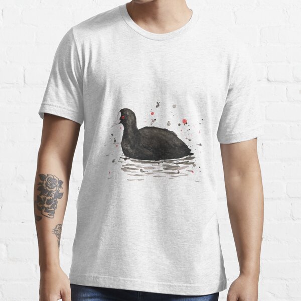 "An ink drawing of a common coot." T-shirt for Sale by Bwiselizzy ...