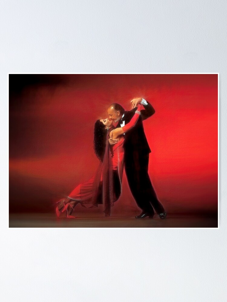 "Argentine Tango Dancers Gavito and Duran Iconic Pose Oil Pastels ...