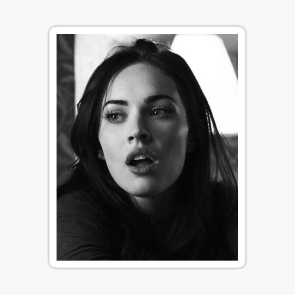 "Megan fox" Sticker for Sale by lost-heart | Redbubble
