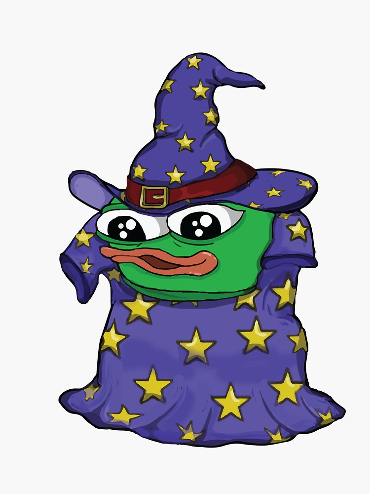 "Apu Wizard Pepe Frog" Sticker for Sale by templeofdoom | Redbubble
