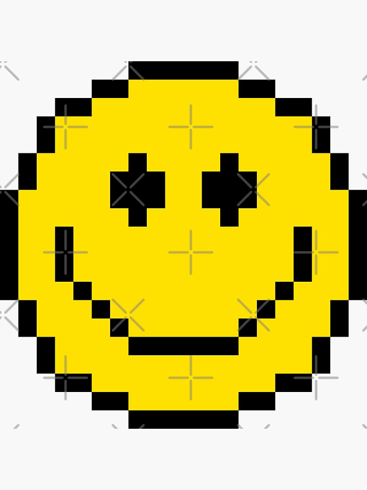 "Happy NFT | Happy Face | Black" Sticker for Sale by HappyFaceCo ...