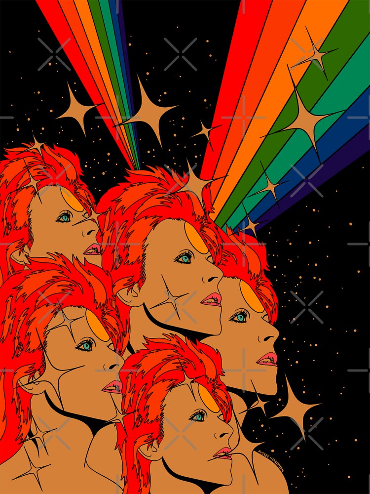 "Starman" Sticker for Sale by MissPennyLane | Redbubble