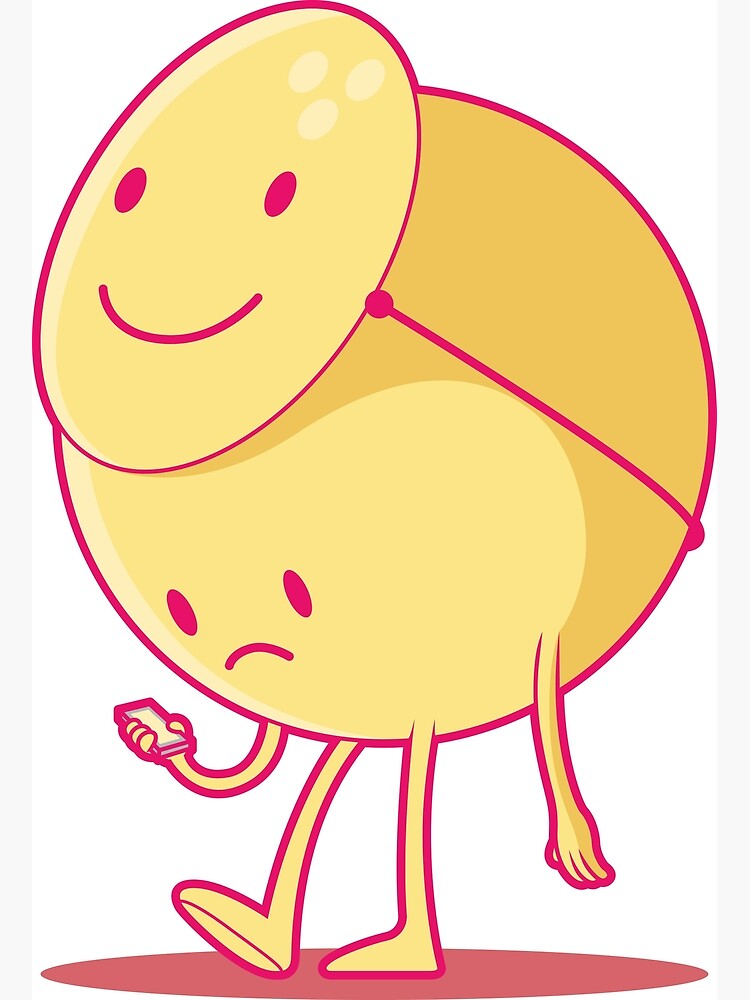 "Emoji - Sad Face under Happy Mask Classic T-Shirt" Poster for Sale by ...