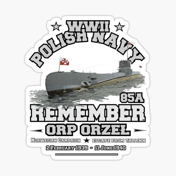 "REMEMBER ORP ORZEL 85A - Polish navy" Sticker for Sale by comancha ...