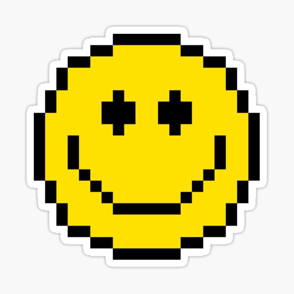 "Happy NFT | Happy Face | Blue Aqua " Sticker for Sale by HappyFaceCo ...