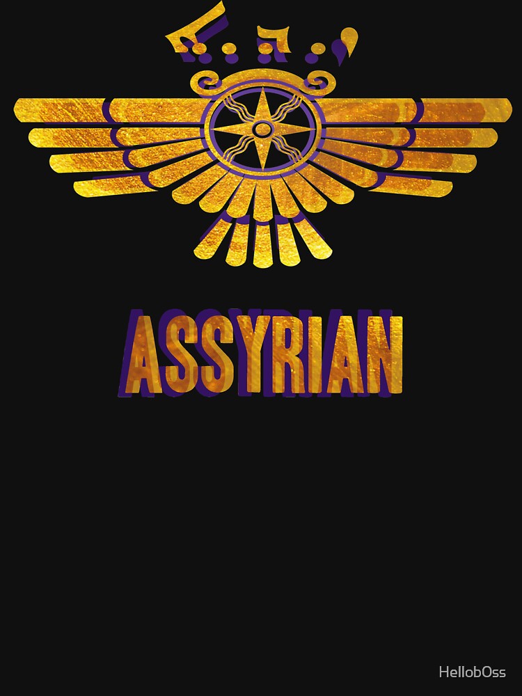 "Assyrian logo" T-shirt for Sale by SY98 | Redbubble | assyrian t ...