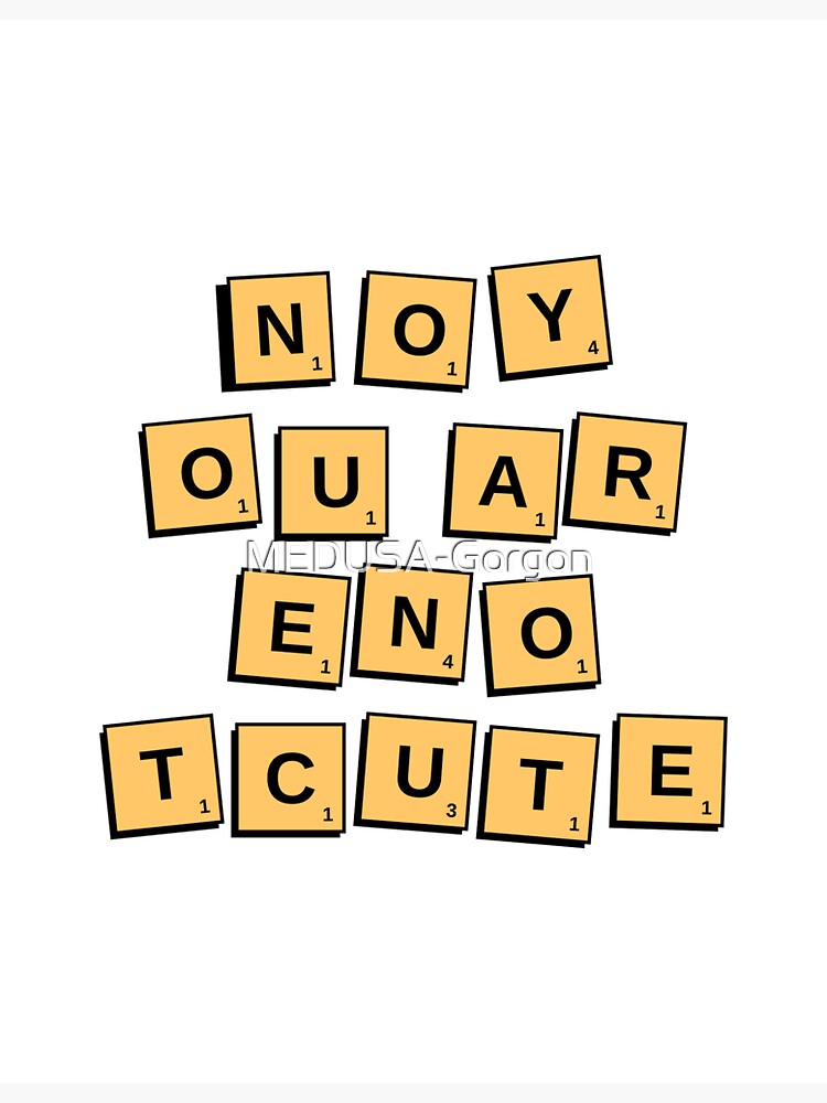 "NO YOU ARE NOT CUTE " Sticker for Sale by MEDUSA-Gorgon | Redbubble