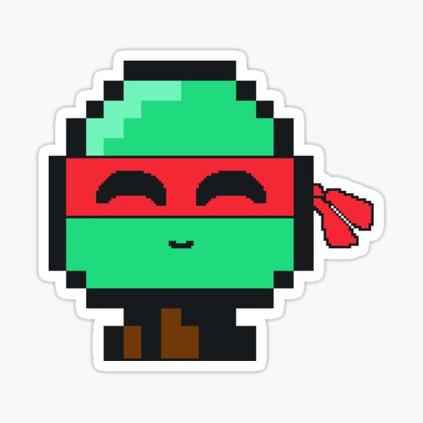 "Raphael Teenage Mutant Ninja Turtle" Sticker for Sale by SquishBud ...