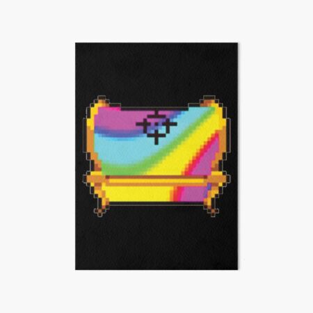 "Rainbow Chest Enter The Gungeon" Art Board Print by zingmiten | Redbubble
