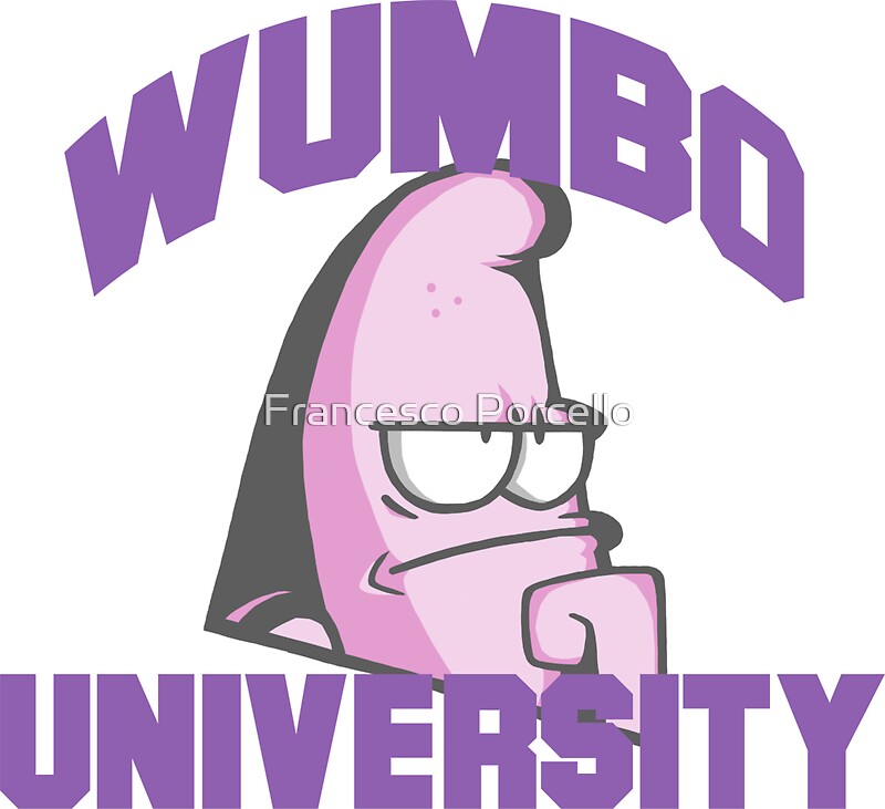 "WUMBO UNIVERSITY" Stickers by Francesco Porcello | Redbubble