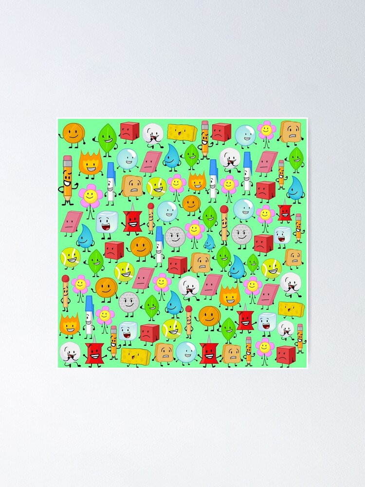 "bfdi" Poster for Sale by Stephoenixstore | Redbubble