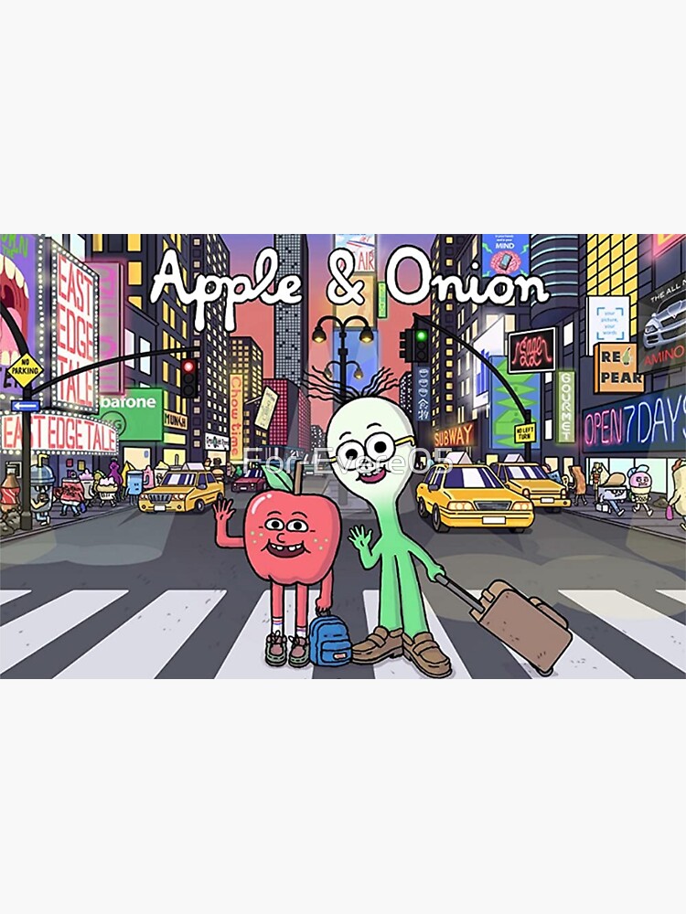 "apple and onion" Sticker by For-Evere05 | Redbubble