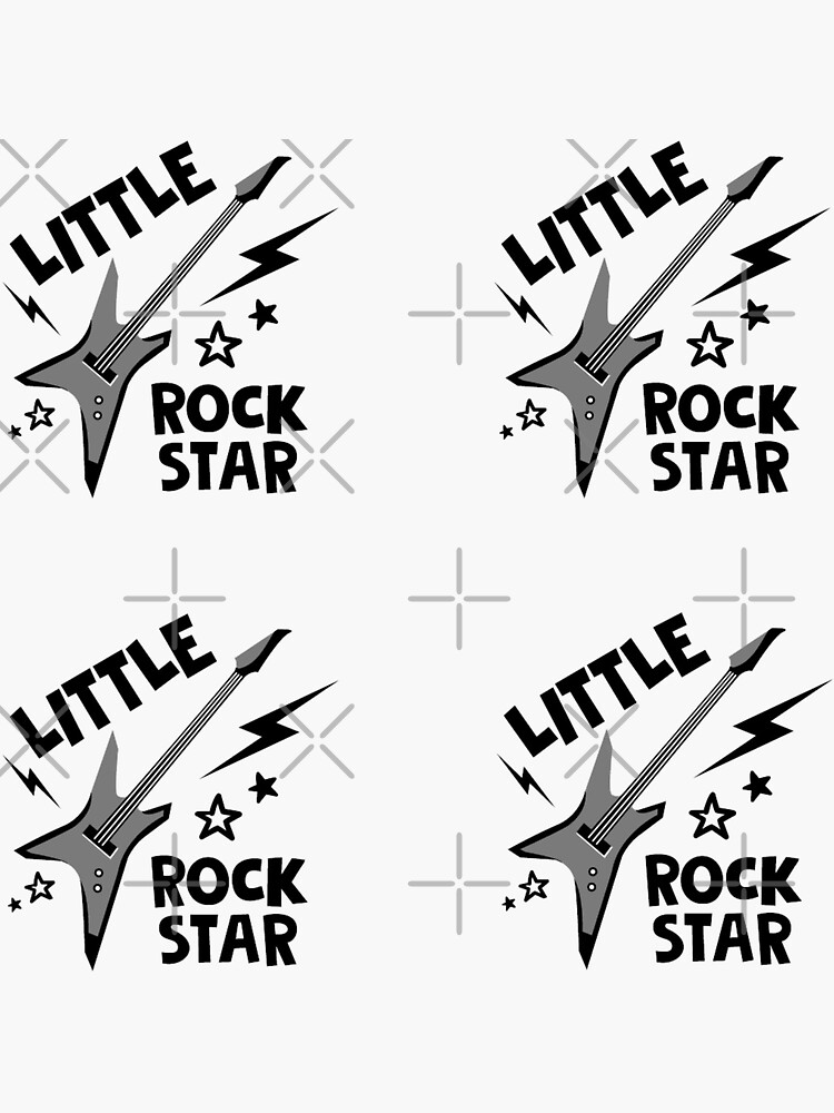 "Go Little Rockstar" Sticker for Sale by bitternot | Redbubble