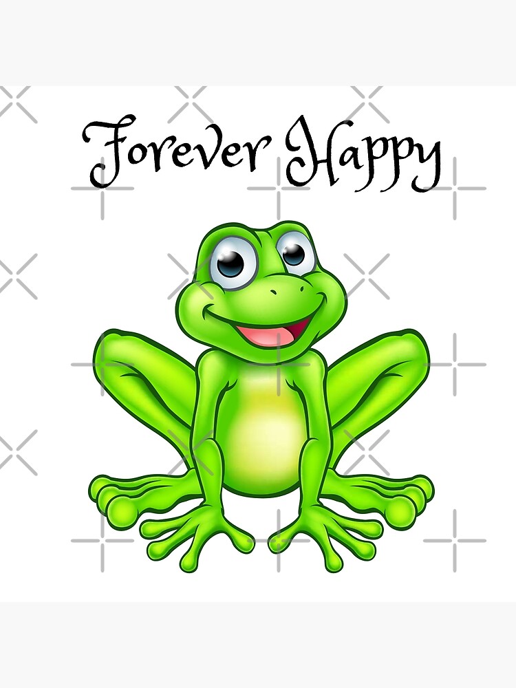 "Forever Happy Cute Green Grog" Poster by silviaol | Redbubble