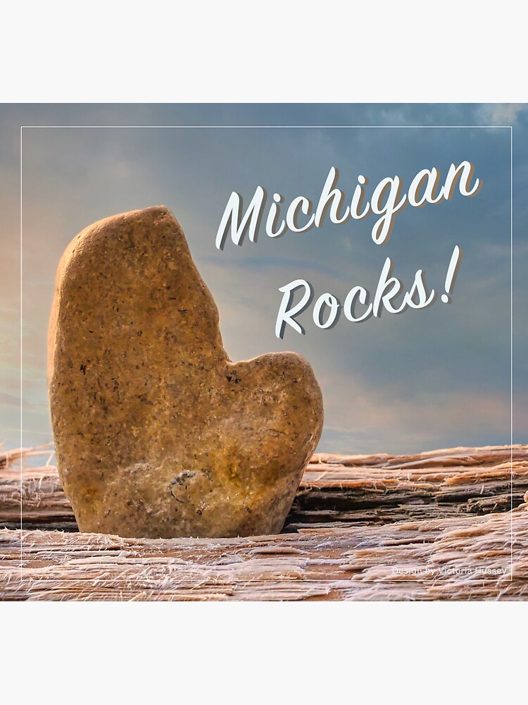 "Photograph of a rock that looks like a mitten with text saying ...