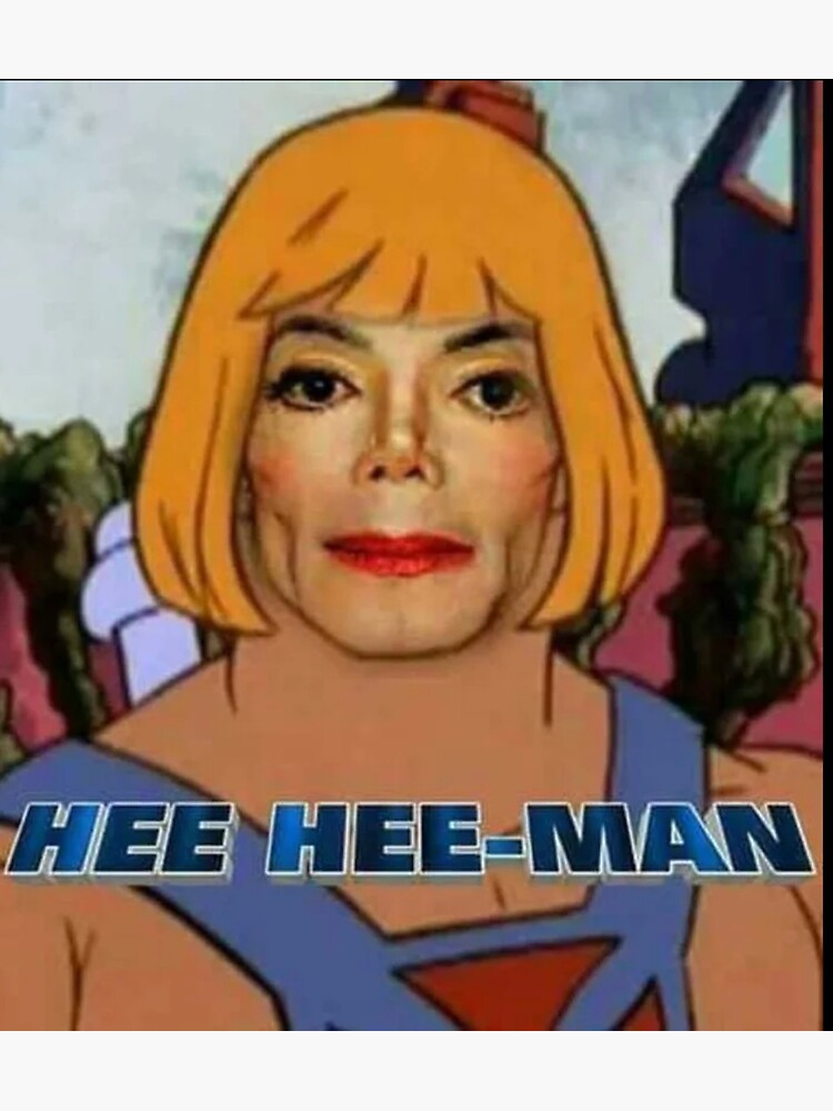 "Hey he man" Sticker by Tschabraka | Redbubble