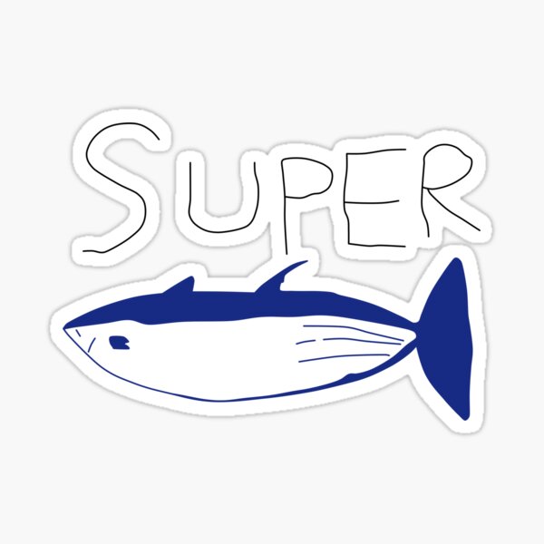 "Super Tuna" Sticker for Sale by ElipseArt | Redbubble