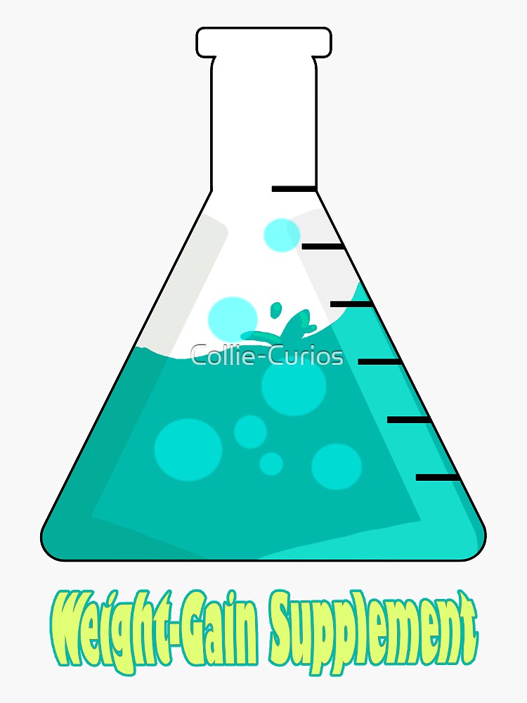 "Weight-Gain Supplement Concoction" Sticker for Sale by Collie-Curios ...